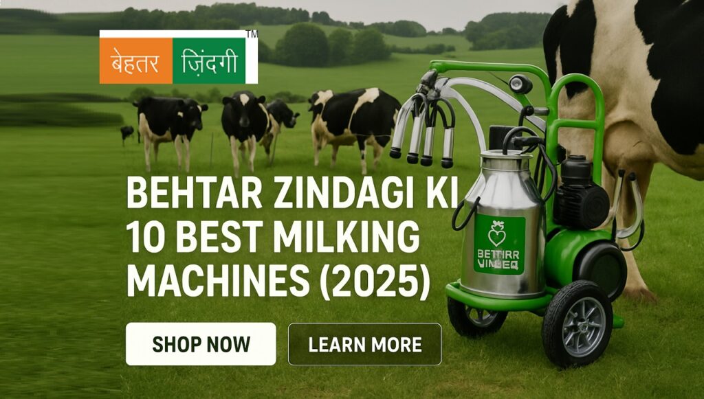 10 Best Milking Machines in India 2025 | Behtar Zindagi Dairy Solutions